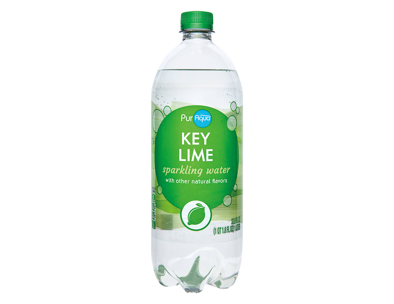 PurAqua Key Lime Sparkling Flavored Water, 33.8 fl oz